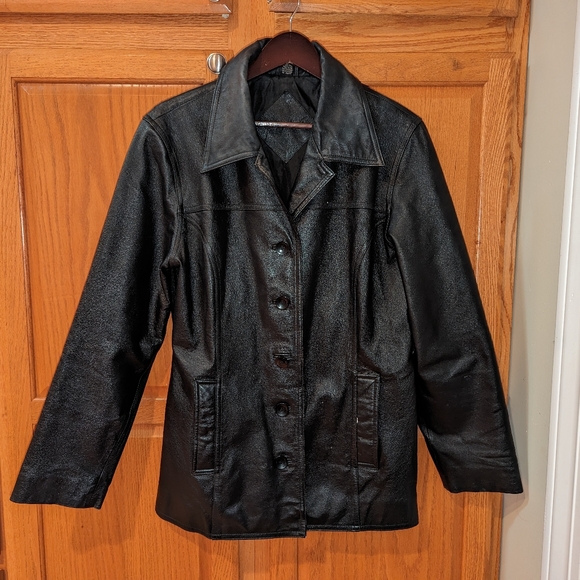 Jacqueline Ferrar | Jackets & Coats | Jacqueline Ferrar Genuine Leather ...